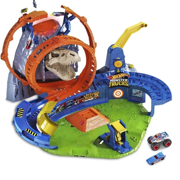 Hot Wheels | Toys | Hot Wheels Monster Truck Volcano Arena | Poshmark